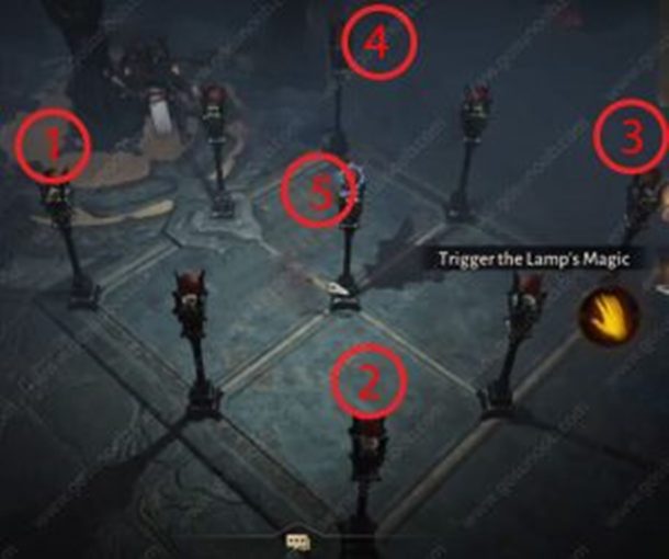 Diablo Immortal: Lamp Puzzle Solution Guide | How to Light All 9 ...