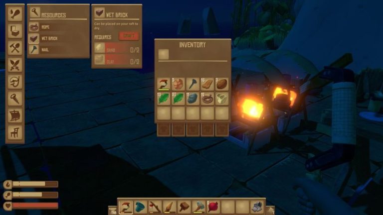 Raft: How to Make Wet and Dry Bricks - Games Fuze