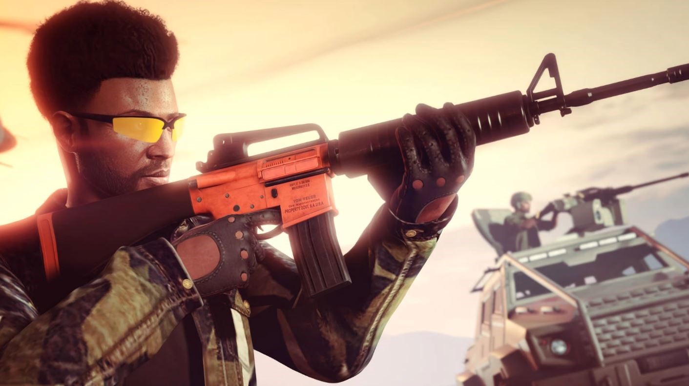 GTA Online: How to Unlock The New M16 Service Carbine - Games Fuze