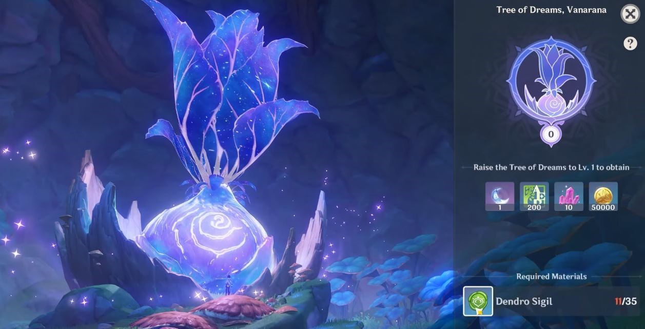 Genshin Impact: How to Unlock Tree of Dreams | Dendro Sigils Guide ...
