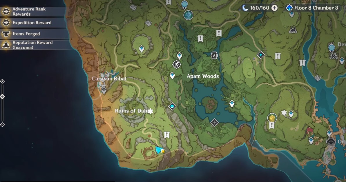 Genshin Impact: All Sumeru Shrine of Depth Locations - Games Fuze