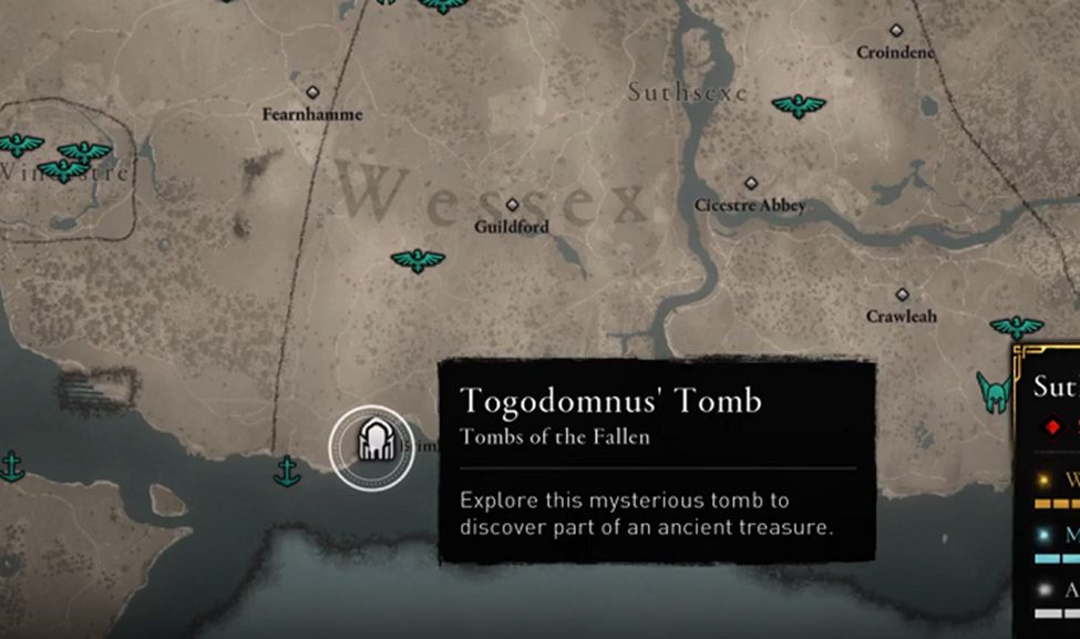 Assassin's Creed Valhalla: Tombs of the Fallen: All Tombs Location ...