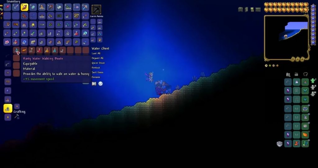 Terraria: How to Get Water Walking Boots - Games Fuze