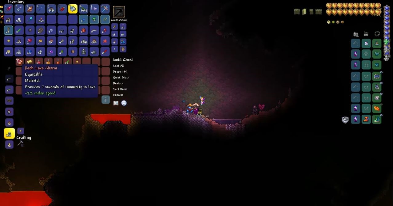 Terraria: How to Get Lava Charm 1.4.4 Update - Games Fuze