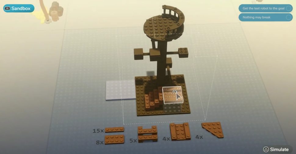 LEGO Bricktales: Build a Set of Stairs to Reach the Outlook Puzzle ...