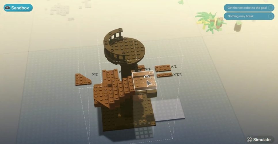LEGO Bricktales: Build a Set of Stairs to Reach the Outlook Puzzle ...