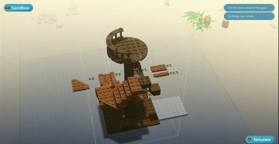 LEGO Bricktales: Build a Set of Stairs to Reach the Outlook Puzzle ...