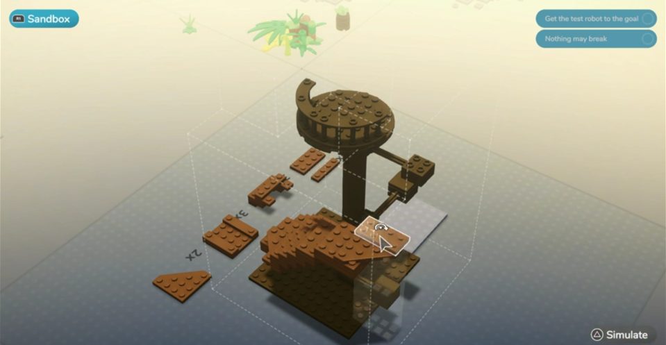 LEGO Bricktales: Build a Set of Stairs to Reach the Outlook Puzzle ...