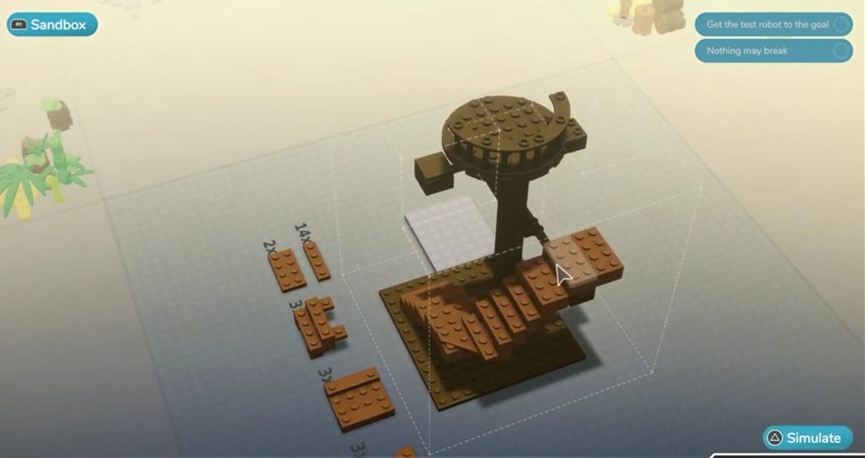 LEGO Bricktales: Build a Set of Stairs to Reach the Outlook Puzzle ...
