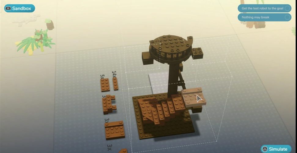 LEGO Bricktales: Build a Set of Stairs to Reach the Outlook Puzzle ...