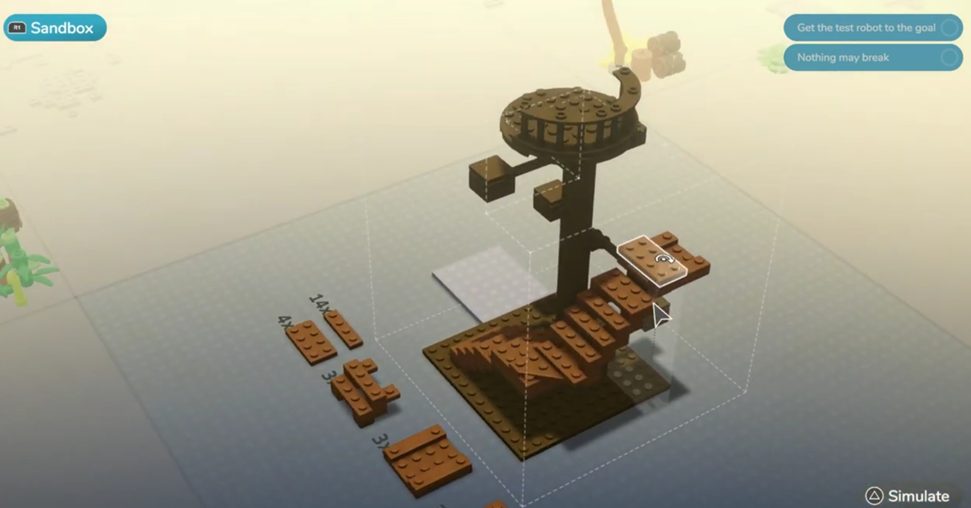 LEGO Bricktales: Build a Set of Stairs to Reach the Outlook Puzzle ...