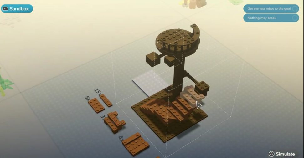 LEGO Bricktales: Build a Set of Stairs to Reach the Outlook Puzzle ...