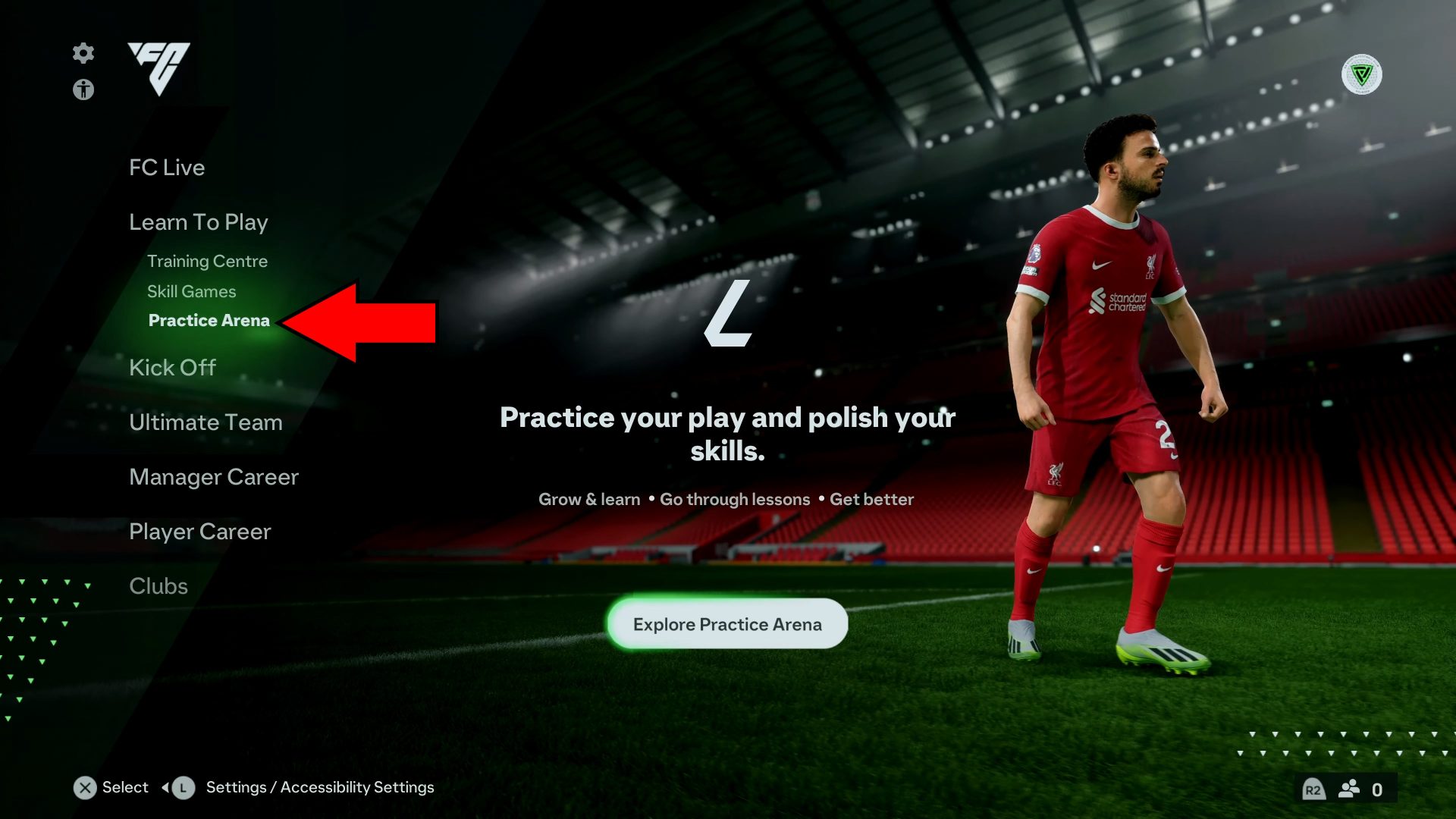 EA Sports FC 24: Practice Arena Guide - Games Fuze