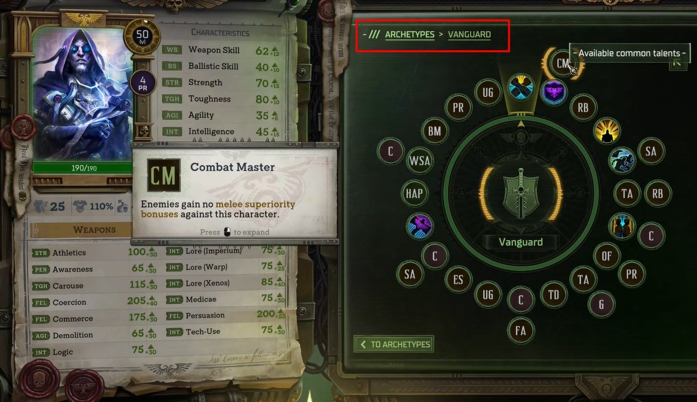 Warhammer 40K Rogue Trader: The Unfair Sanctic Build - Officer Vanguard ...