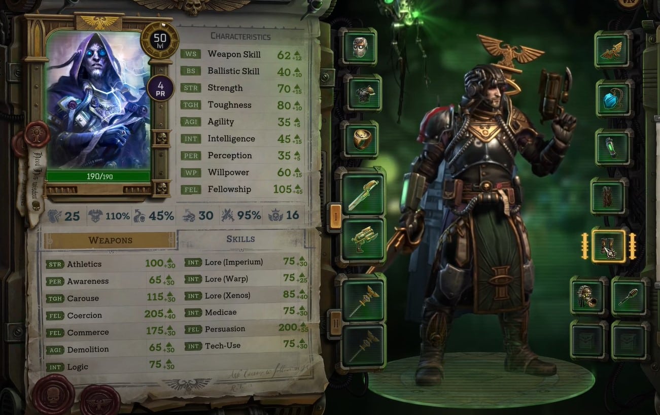 Warhammer 40K Rogue Trader: The Unfair Sanctic Build - Officer Vanguard ...