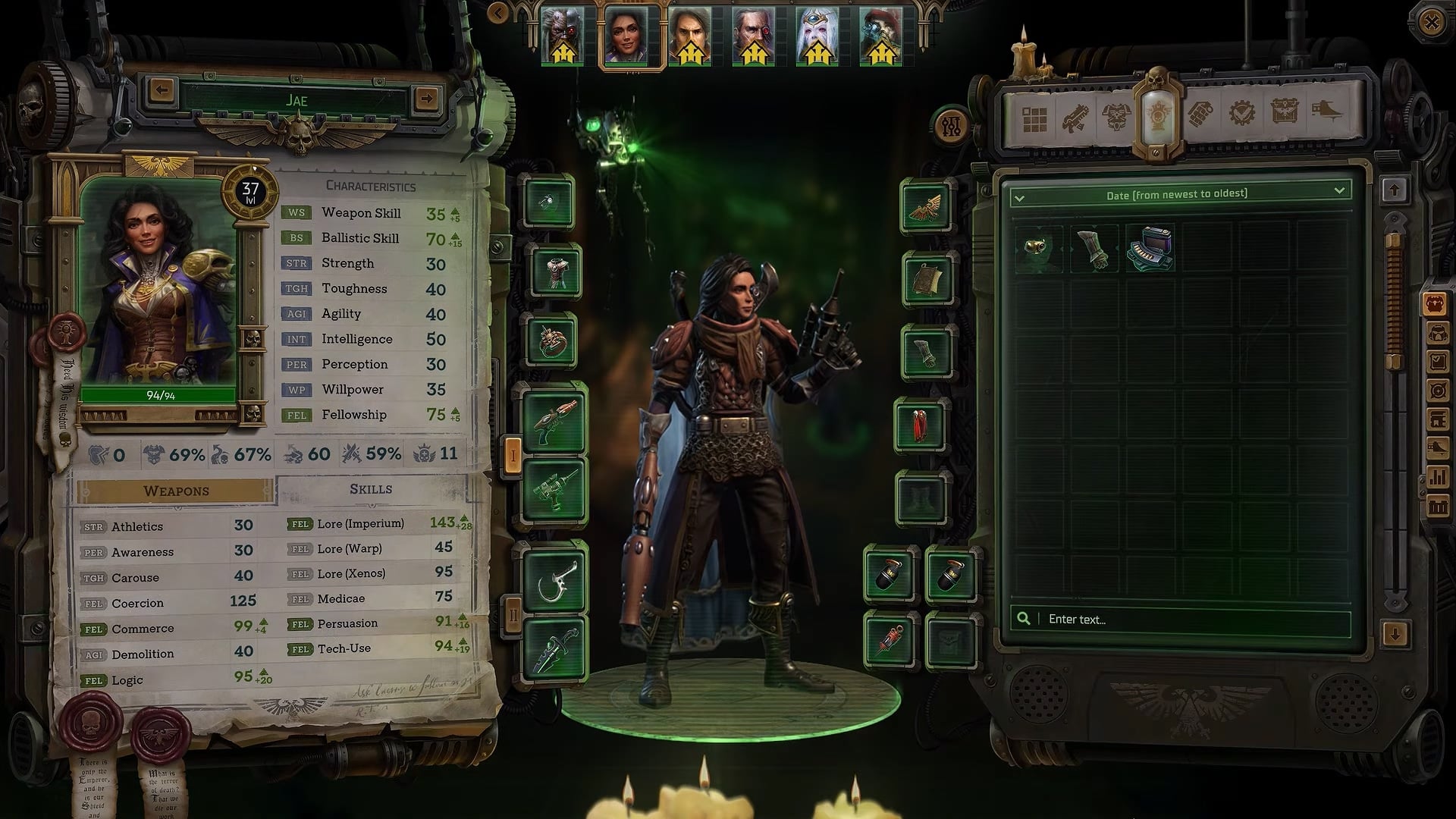 Jae Officer & Grand Strategist Build Guide in Warhammer 40K Rogue Trader