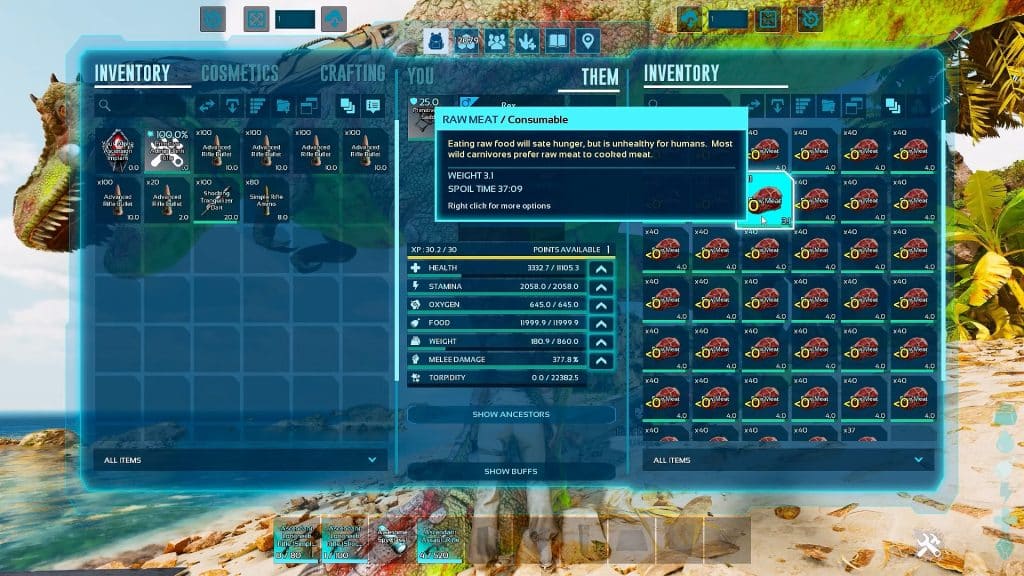 Ark Survival Ascended: How To Heal Carnivores Quickly - Games Fuze