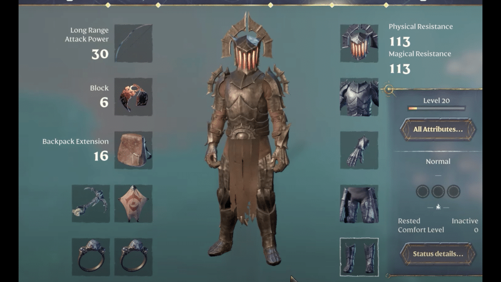 Enshrouded: All Guard of the North (Knight) Armor Pieces - Games Fuze