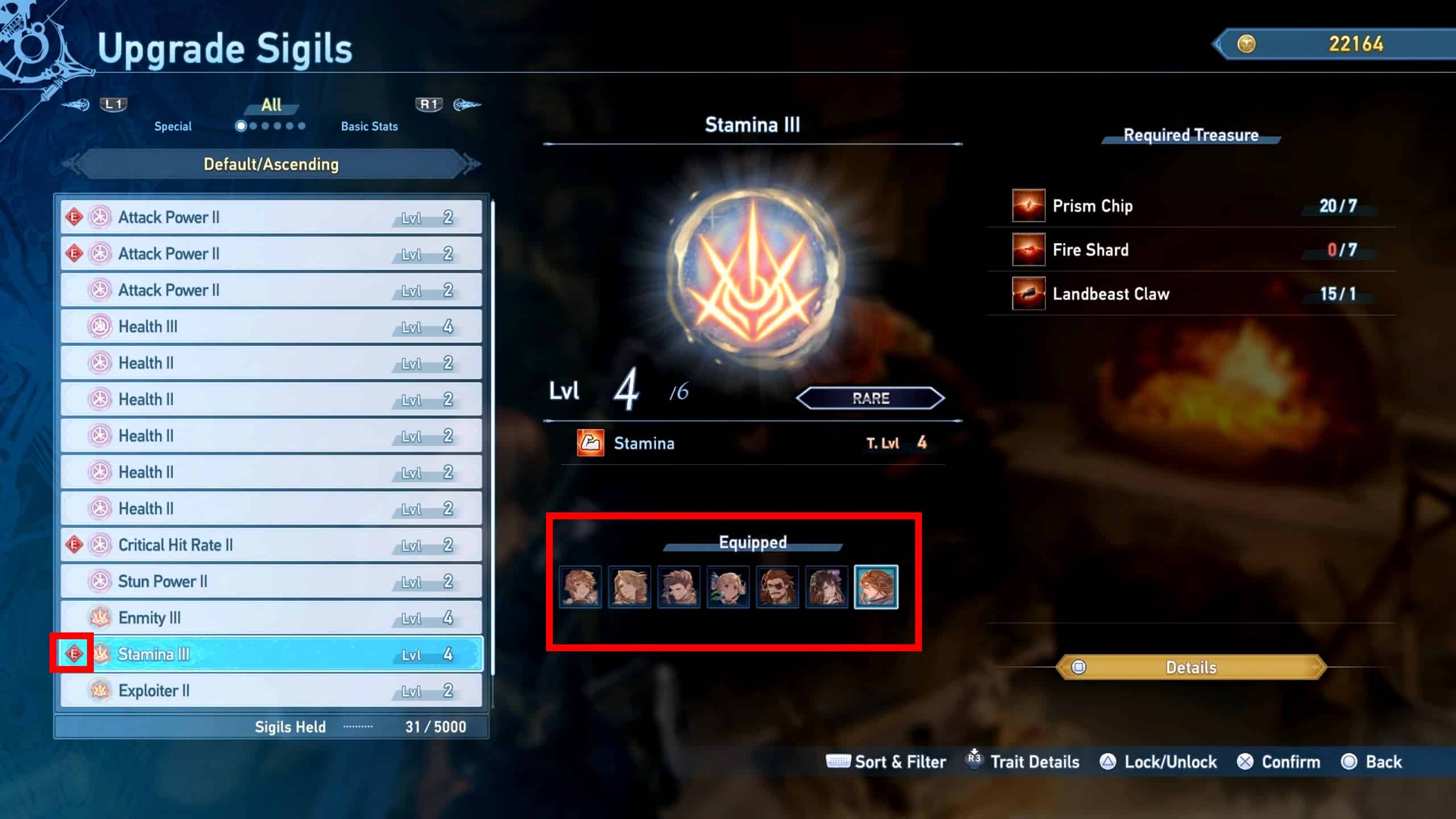 Granblue Fantasy Relink: How to Upgrade Sigils - Games Fuze