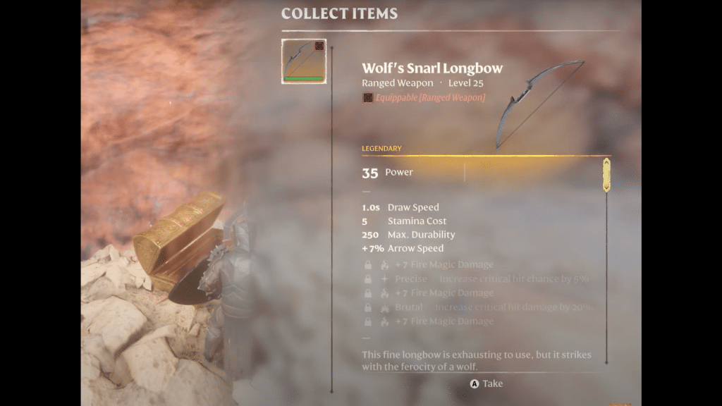 Enshrouded: How to Get Legendary Bow (Wolf's Snarl Longbow) - Games Fuze
