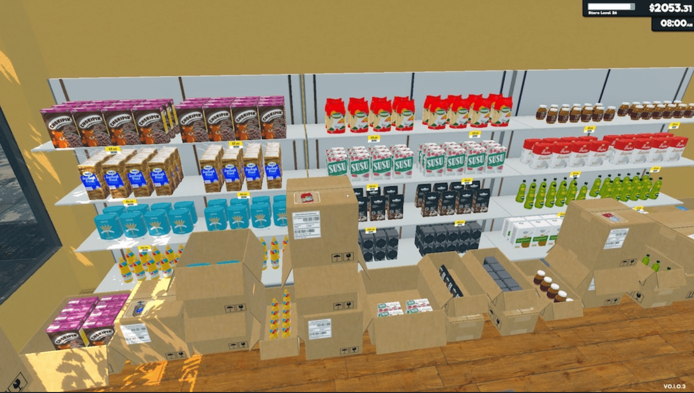 Supermarket Simulator: Stocking/Storage Guide - Games Fuze