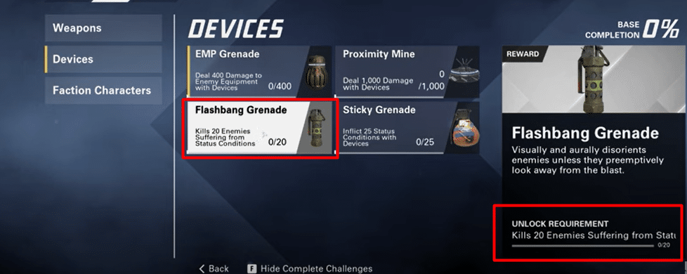XDefiant: How to Unlock Flashbang Grenade Device - Games Fuze