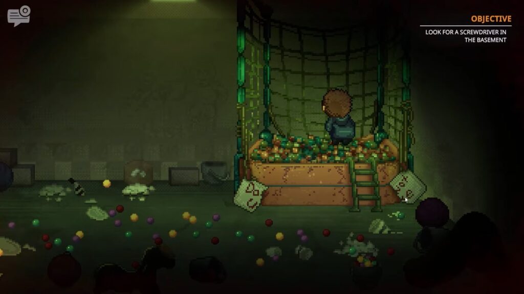 FNAF Into The Pit: How to Find the SCREWDRIVER in Basement - Games Fuze