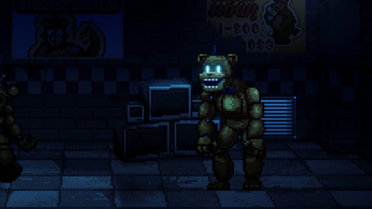 FNAF Into the Pit: Dad’s Name Tag & Family Vacation Photo Locations ...