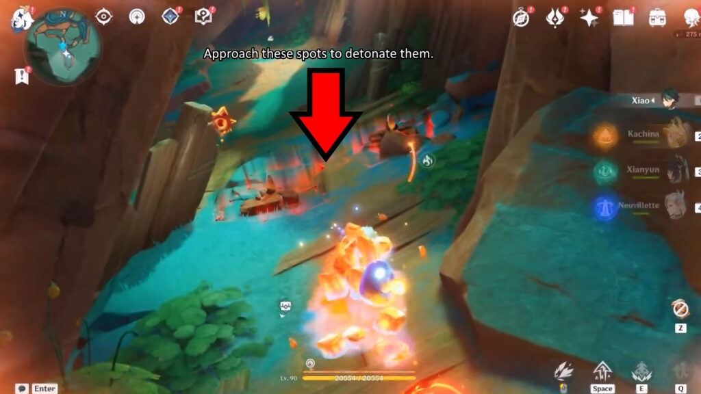 Genshin Impact: Natlan 7 Monetoo Luxurious Chest Cave Puzzle Solution
