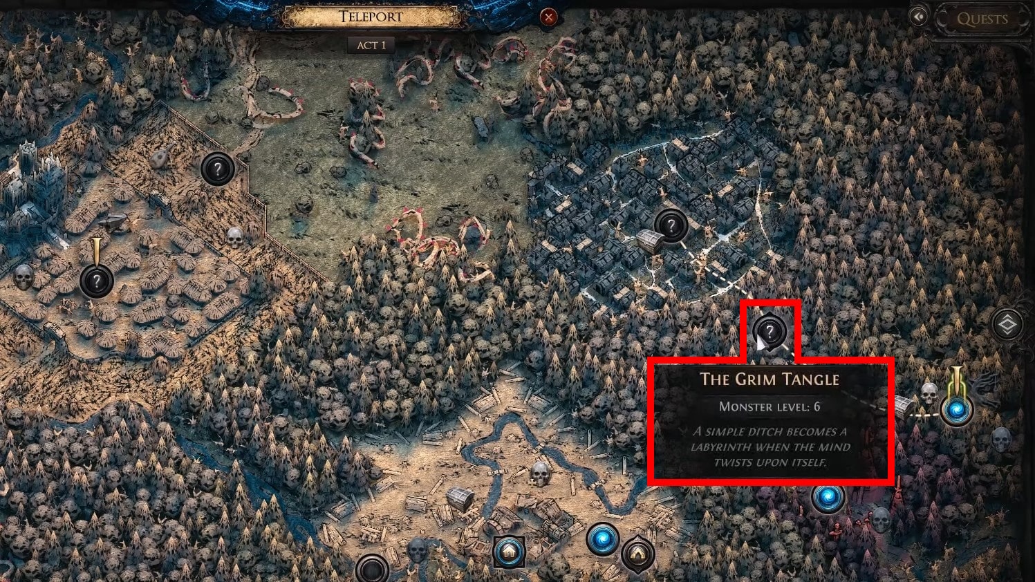 How to Easily Find the Grim Tangle Entrance in Path of Exile 2 - Games Fuze