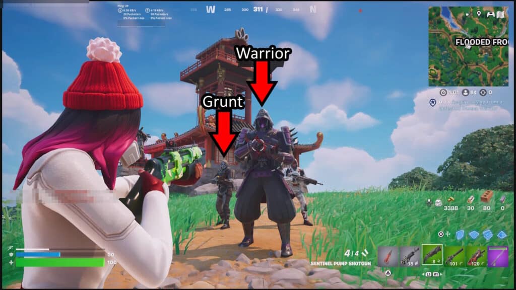 Fortnite: Acquire a Map From a Defeated Demon Warrior Location - Games Fuze