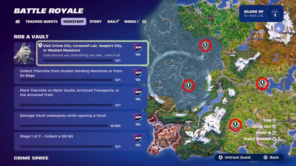 Fortnite: Collect a Dill Bit & Spend a Dill Bit at a Black Market Location