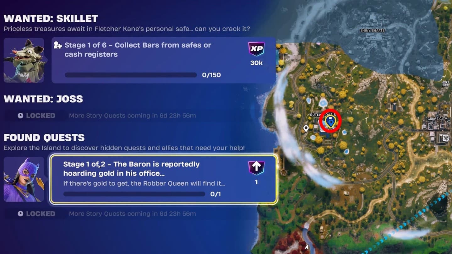 Fortnite: The Baron is Reportedly Hoarding Gold in his Office Location ...