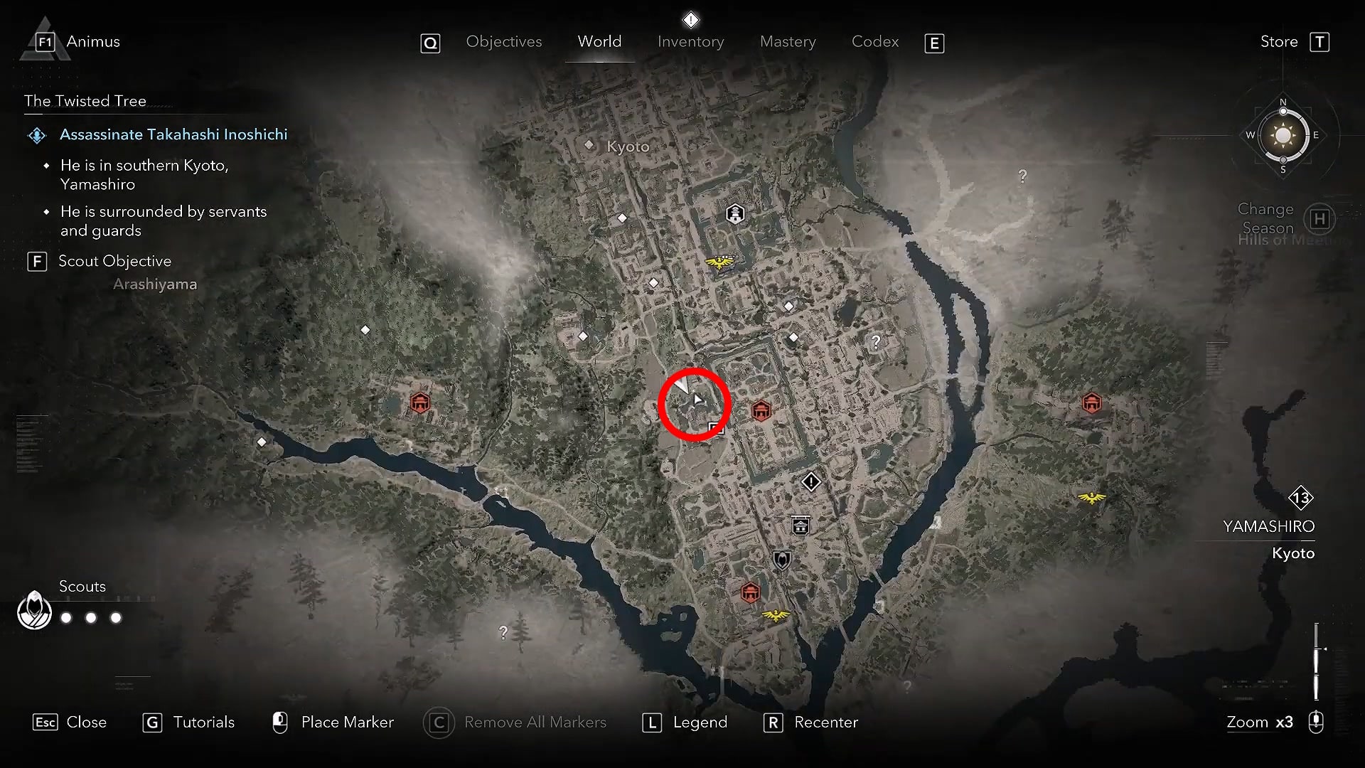 Assassinate Takahashi Inoshichi in Assassin's Creed Shadows - Games Fuze