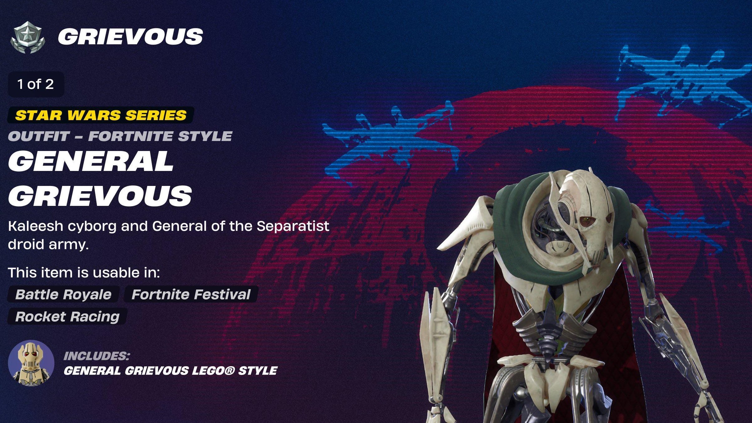 How to Get the General Grievous Skin Fast in Fortnite - Games Fuze