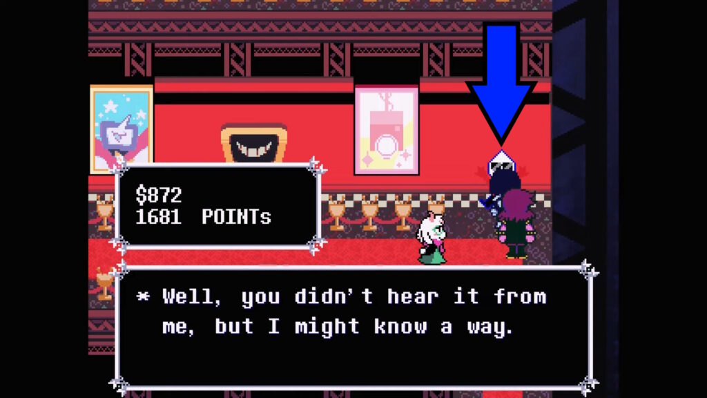 DELTARUNE Chapter 3 - How to Get ICE KEY (Secret BOSS Requirement)