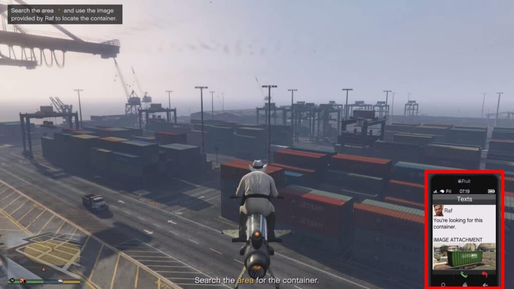 GTA V: Search the Area for the Container Money Laundering Mission Guide ...