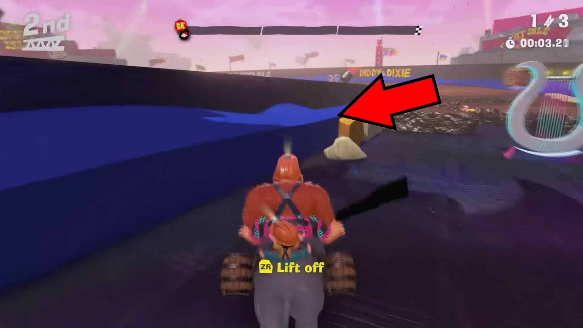 Rowdy Race Guide for Diddy & Dixie Race in Donkey Kong Bananza