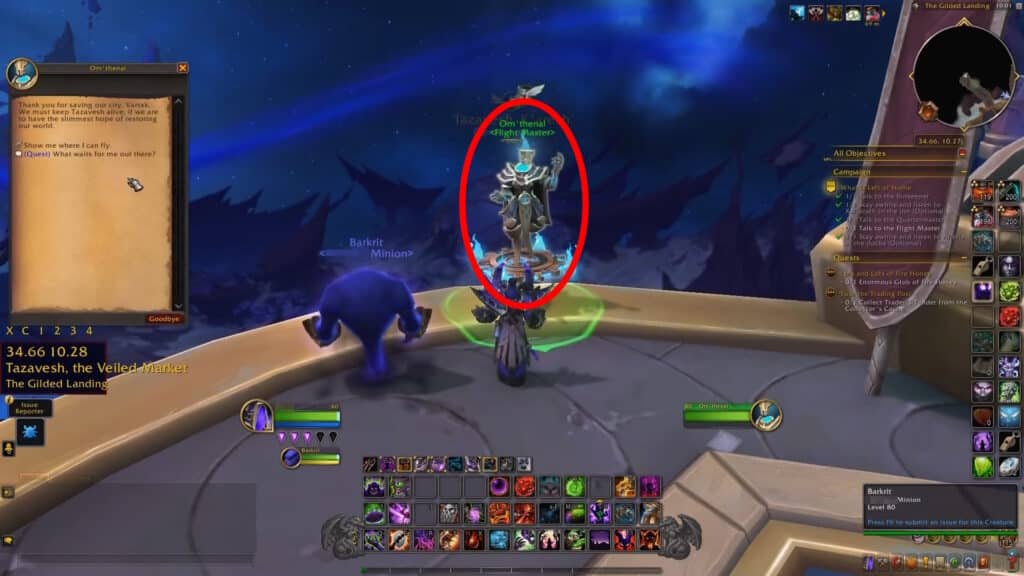 WoW - Tazavesh Flight Master Location | The War Within - Games Fuze