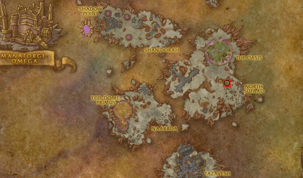 World of Warcraft - Gift of the Brothers Treasure Location | K'aresh ...