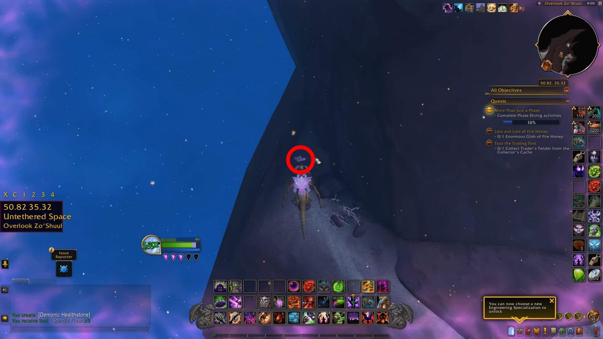 WoW: Phaseblade of the Void Marches Treasure Location - Games Fuze