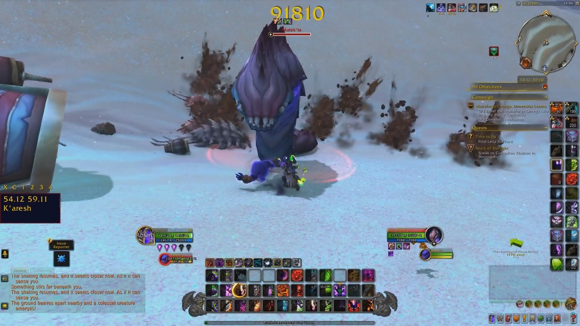 WoW: Malek'ta, the Jaws of Oblivion Rare Location - Games Fuze