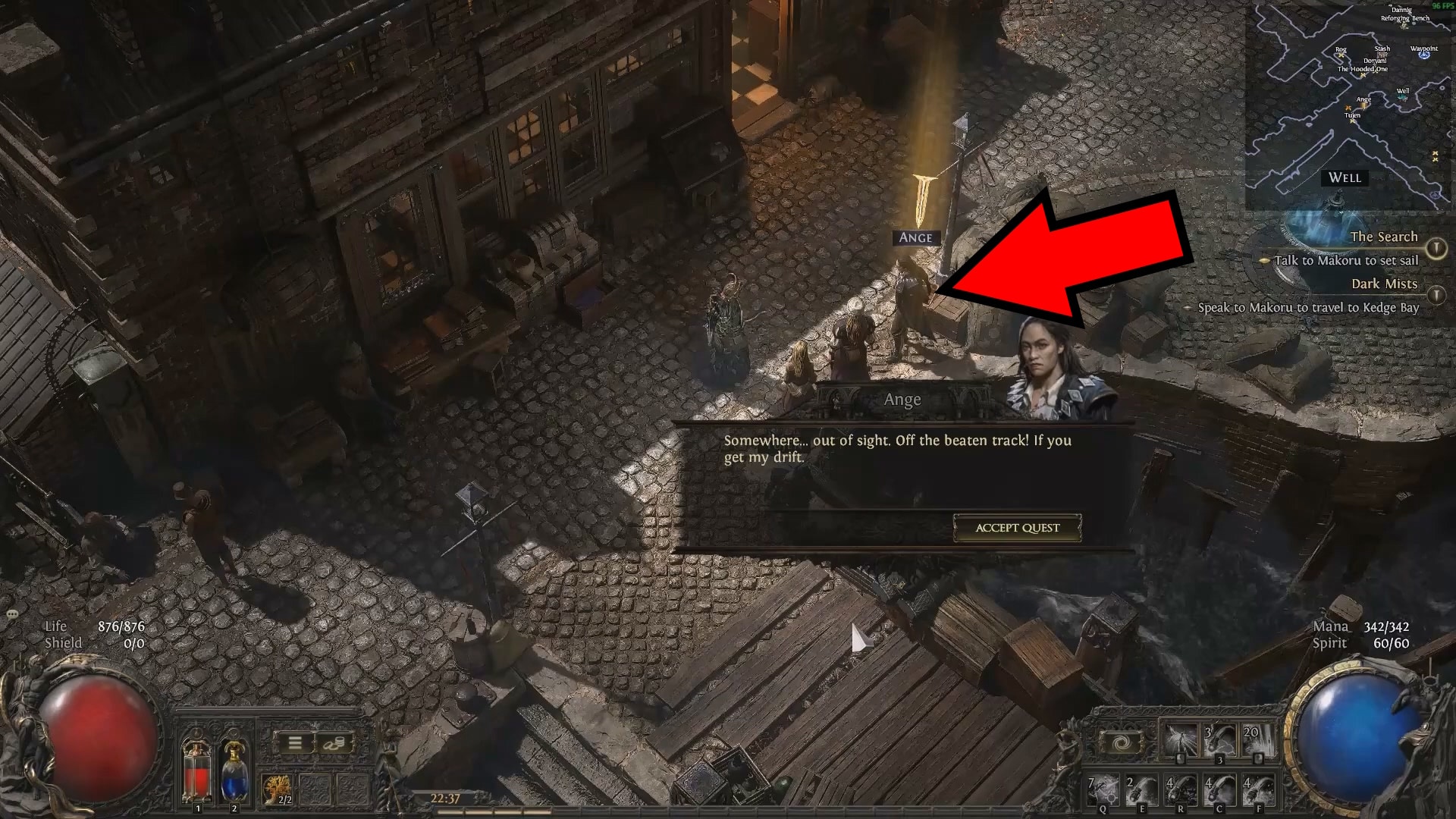 How to Get Shoreline Hideout in Path of Exile 2 - Hostile Takeover Quest
