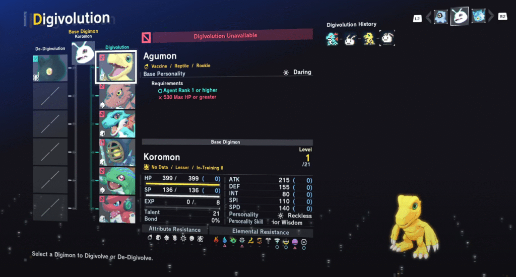 Digimon Story Time Stranger: How to Get Agumon Bond of Bravery ...