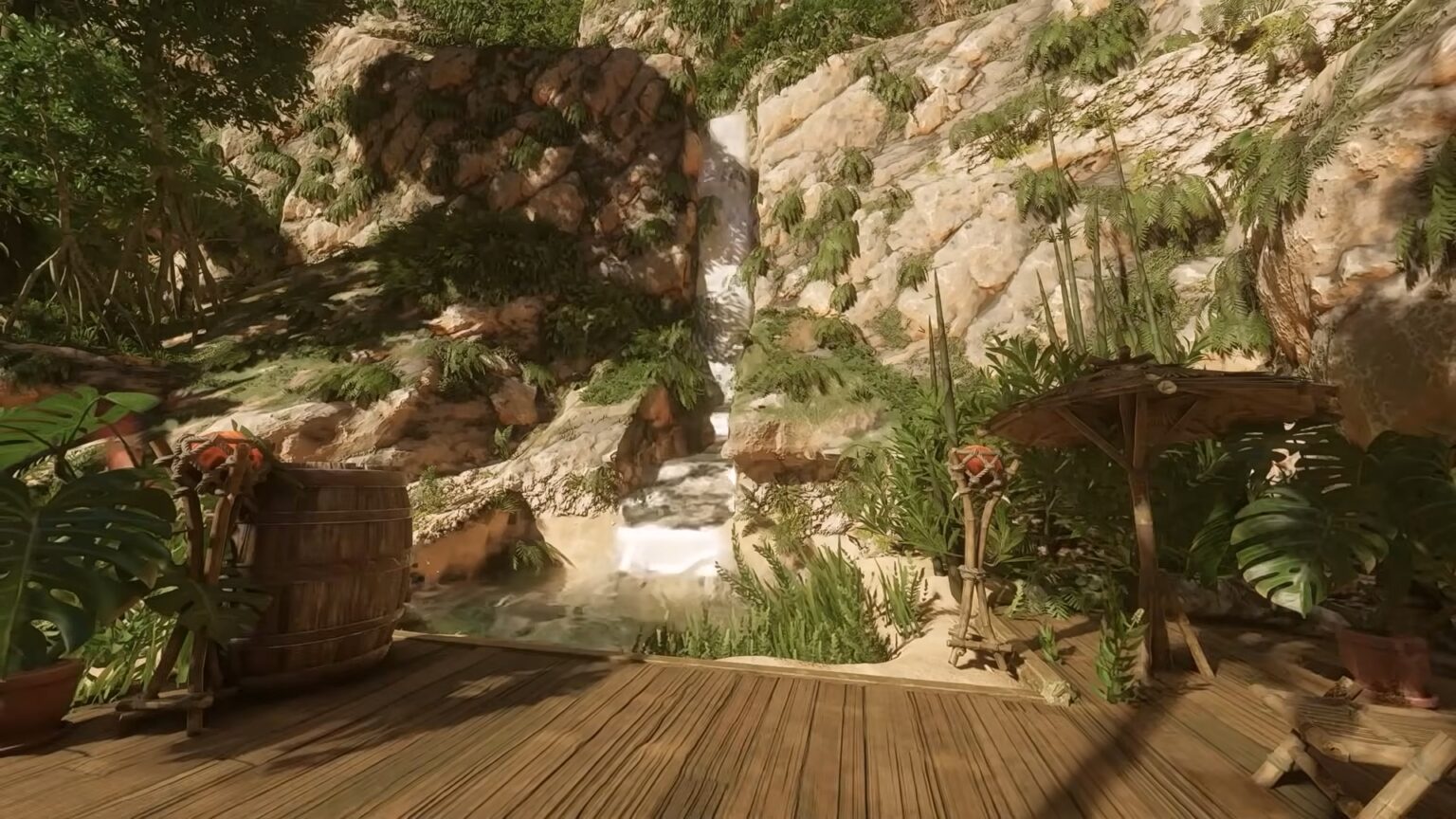 How to Build a Waterfall in Enshrouded - Games Fuze