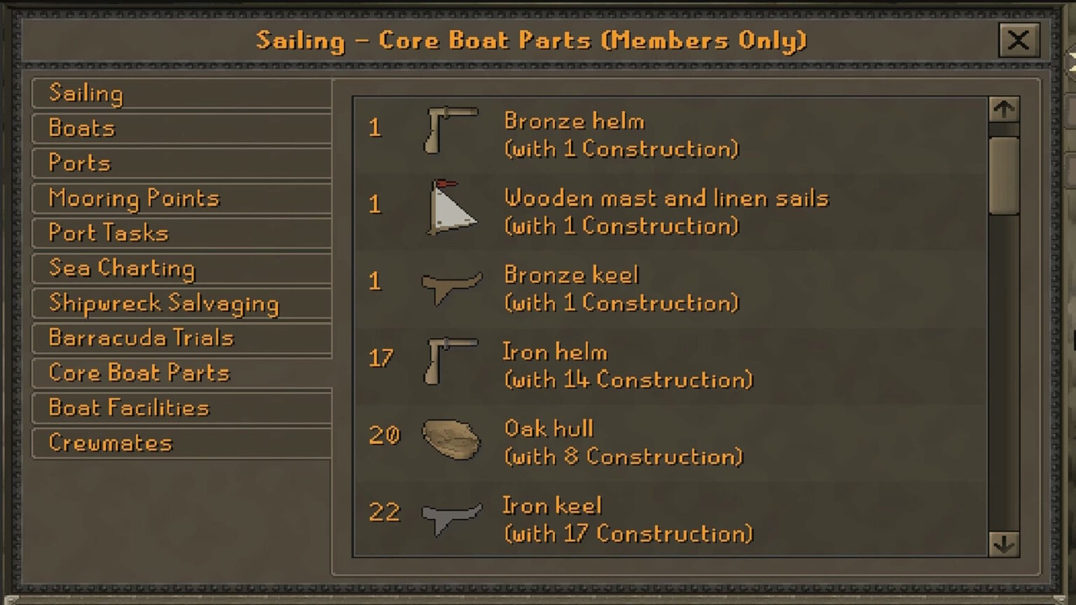OSRS Sailing: How to Build and Customize Your Boat - Gamers News ...