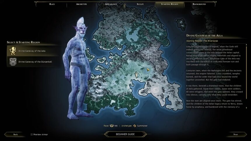 Which Starting Area Should You Choose in Ashes of Creation Early Access
