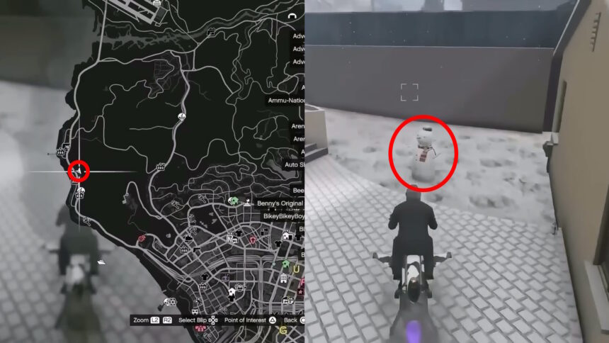 ALL Snowman Locations in GTA 5 Online - Games Fuze