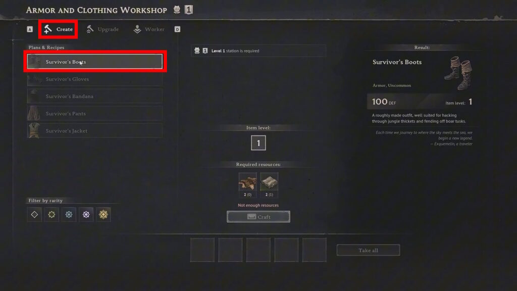 How to Craft New Boots in Windrose - Games Fuze