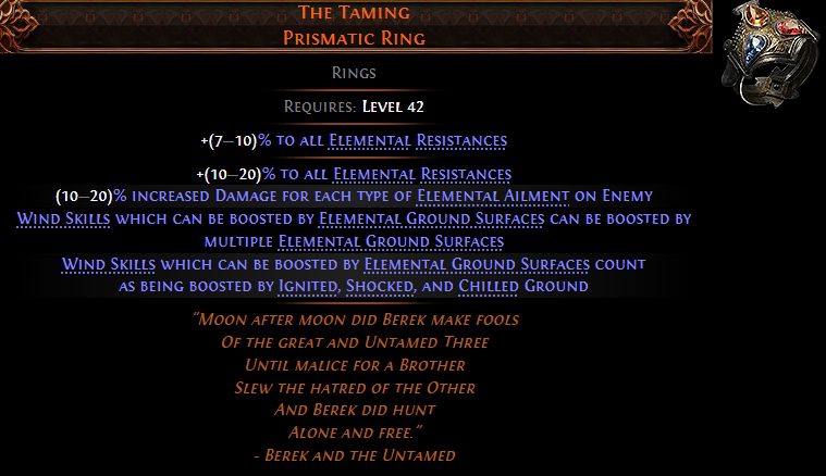 How to Get The Taming New Prismatic Ring Recipe in Path of Exile 2 ...
